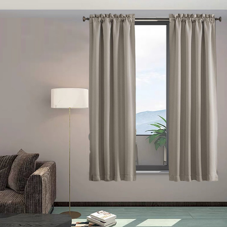 Eider And Ivory™ Taloga Polyester Blackout Curtain Pair Wayfair
